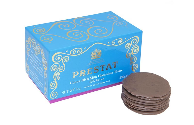 Prestat Milk Chocolate Thins | The Hampstead Butcher & Providore